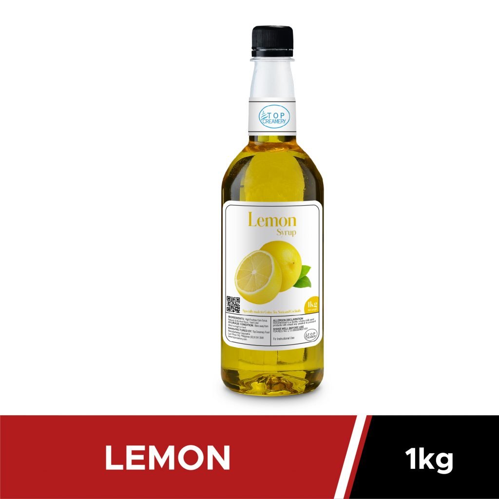 Lemon Syrup - Tapiocas and Beans Co.