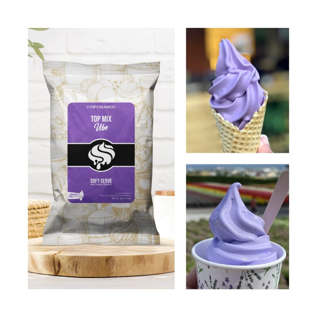 TOP Mix Soft-Serve Ice Cream Ube Powder - Tapiocas and Beans Co.